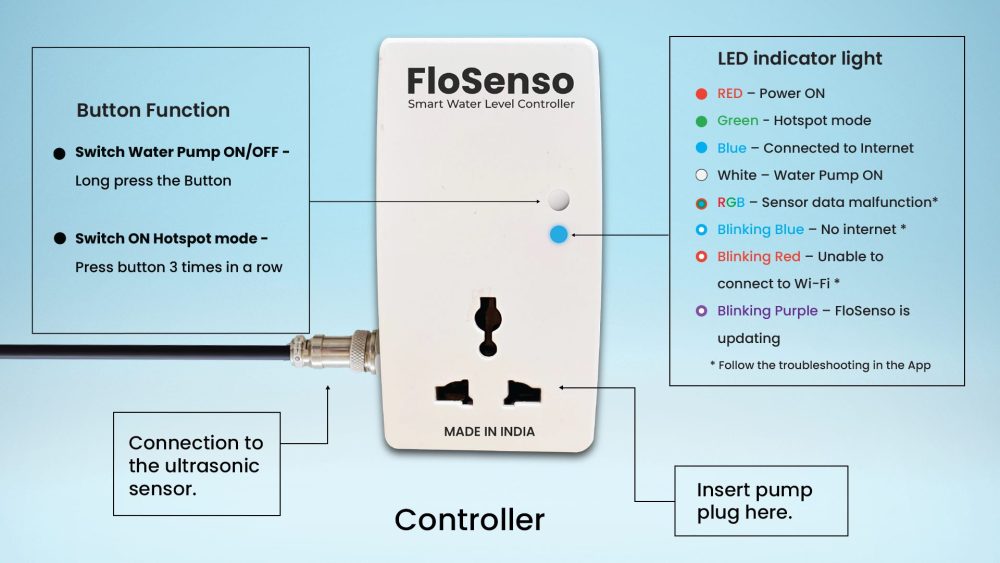 FloSenso - Smart Water Level Controller